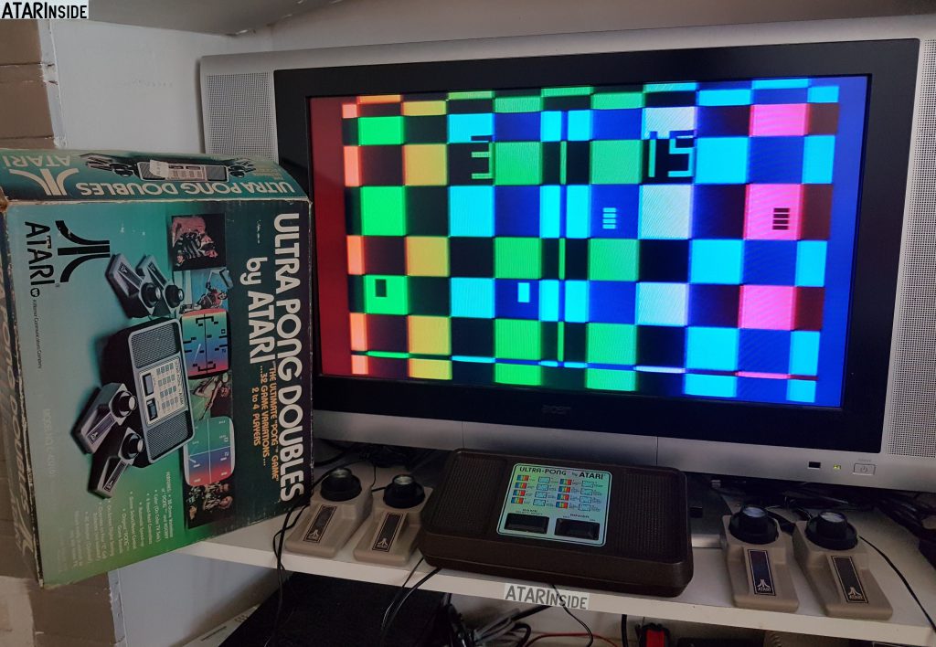 My new "Ultra Pong Doubles by ATARI" from...1977 ! - Atarinside