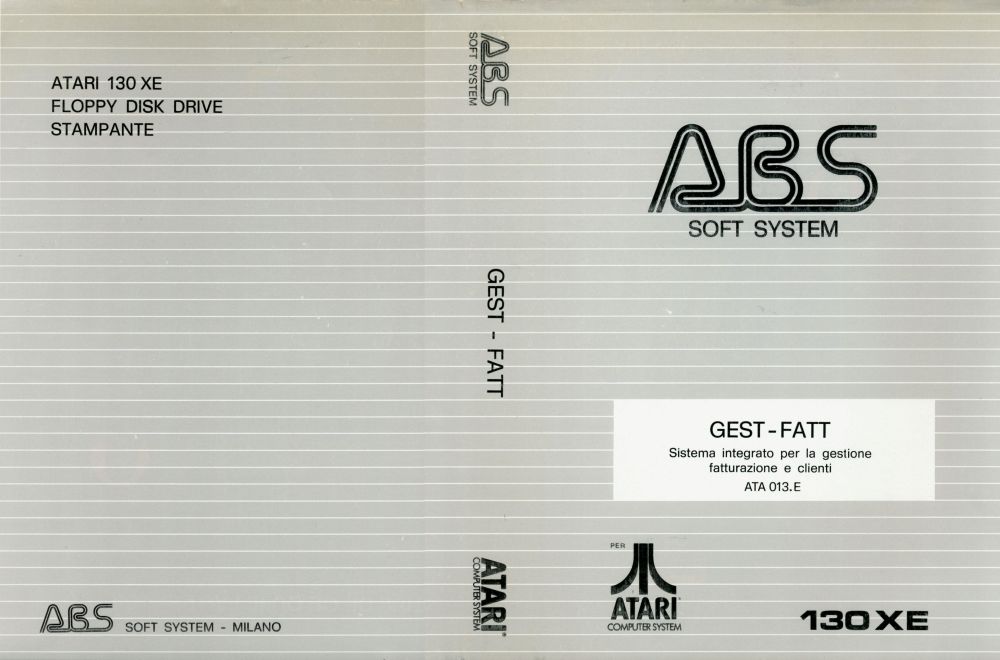 GEST - FATT - ABS Soft System per Atari computer system - Atarinside