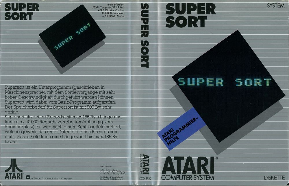 Super Sort - Atarinside